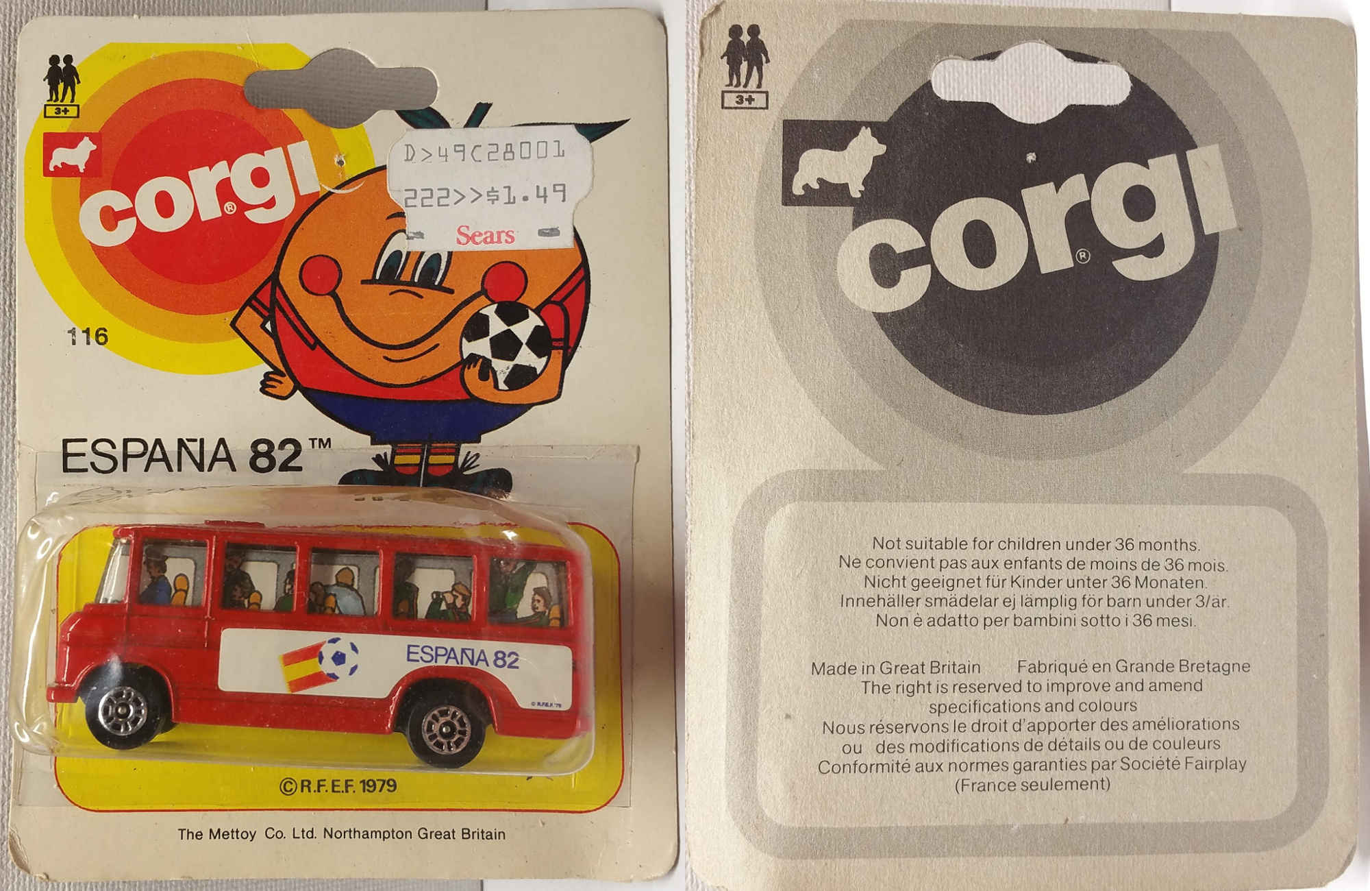 Corgi 116a Mercedes-Benz Bus