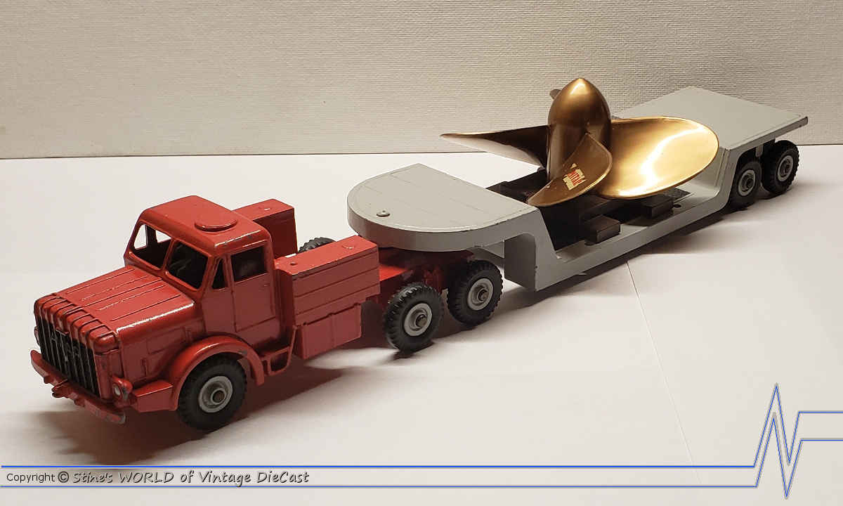 Dinky 986 Mighty Antar Low Loader with Propeller